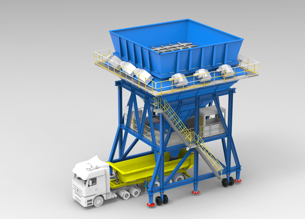 Dustless Unloading Hoppers - ISKAR Muhendislik Ltd.